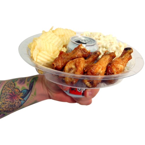 One Handed Party Plate - CoolHousewarmingGifts.com